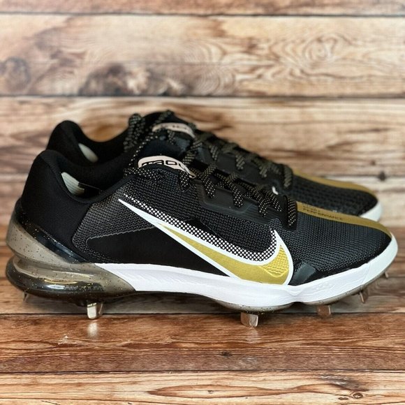 Nike | Shoes | Nike Force Zoom Trout 7 Pro Baseball Cleats Blackgold ...